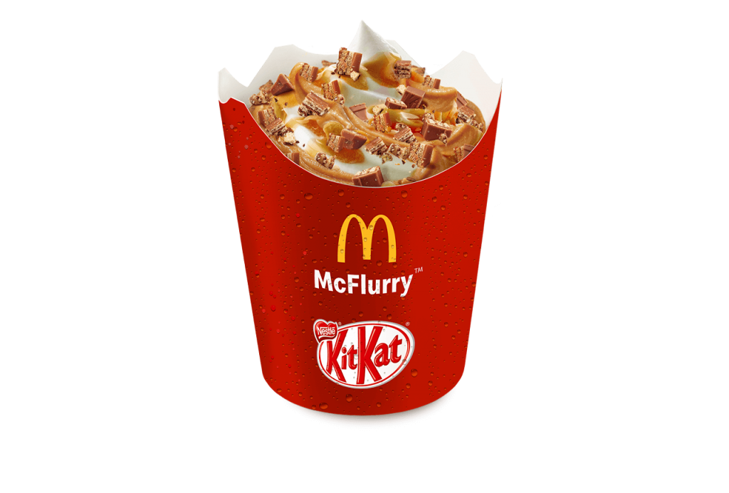 Saldējums McSundae™ ar zemeņu uzlējumu - McDonald's